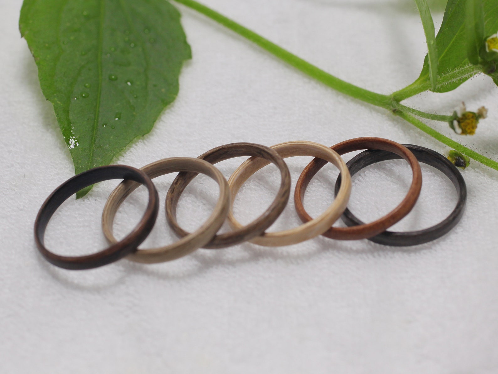Double Wood Ring Wood Ring Men-wood Ring Women-wooden - Etsy
