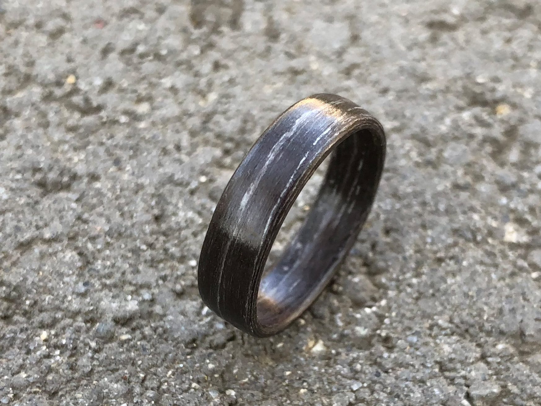 Black Oak Wood Ring-wood Ring Men-wood Ring Women-wooden Couples Ring ...