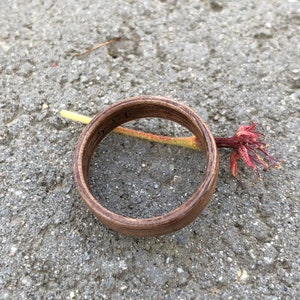 Walnet Wood Ring -wood Ring Men-wood Ring Women-wood Couples Ring-wood ...