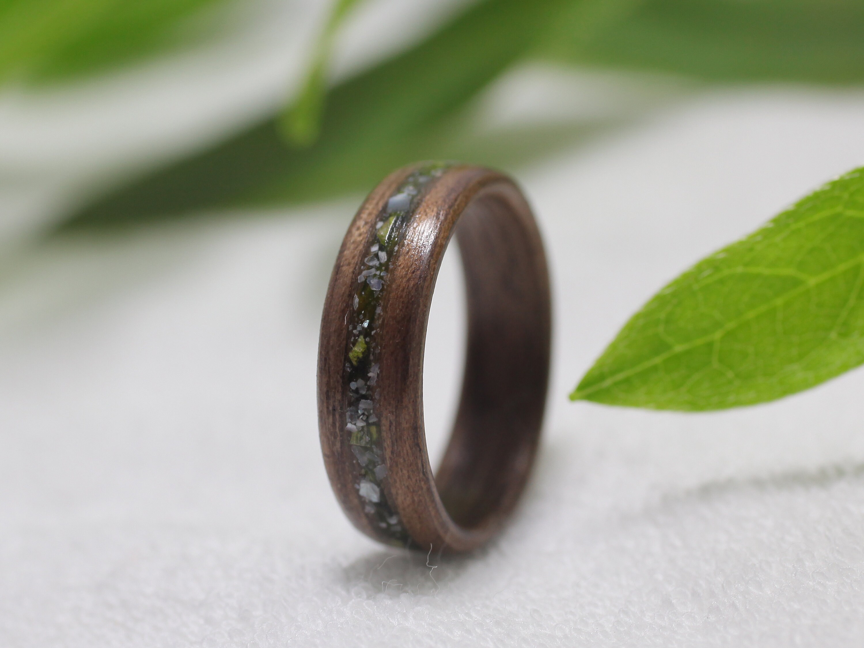 Walnut Wood Ring-wood Ring Men-wood Ring Women-wooden Couples | Etsy