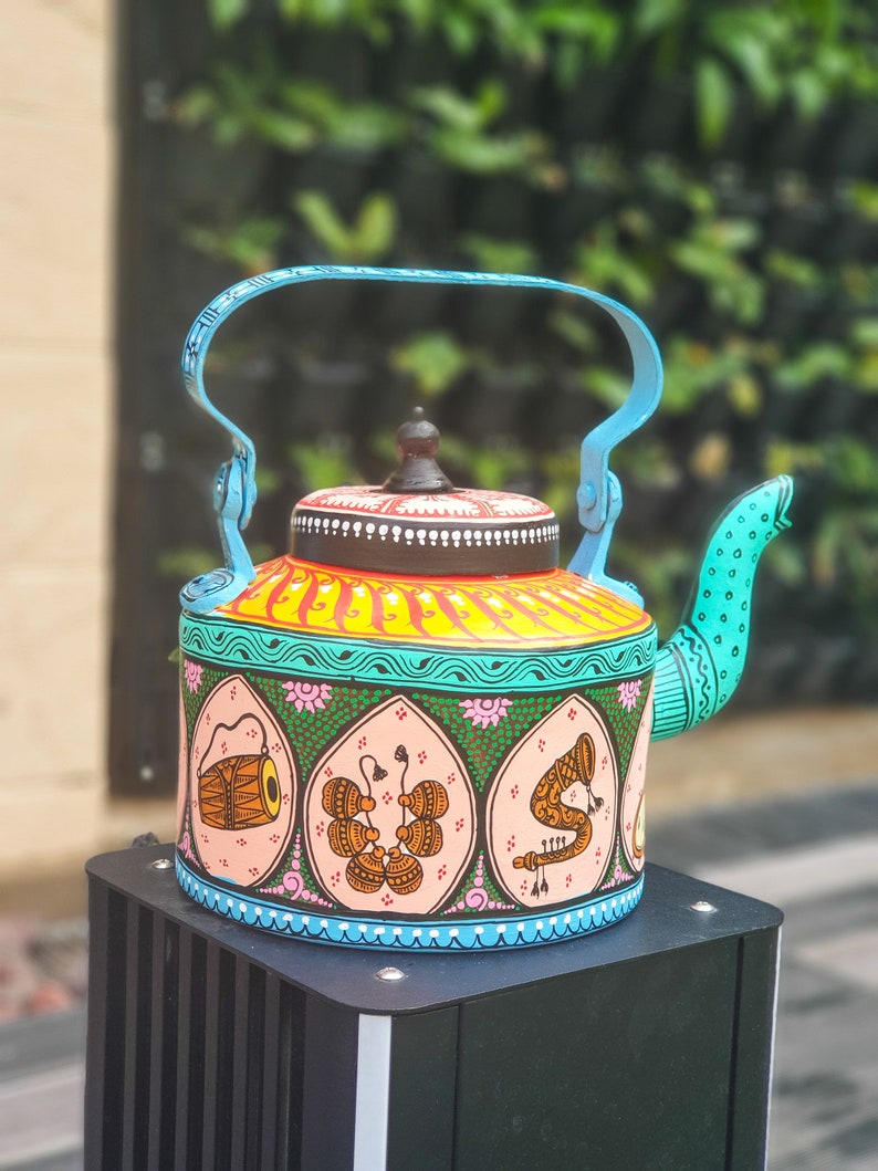 Unique Vintage Decorative Musical Instrument Pattachitra - Etsy