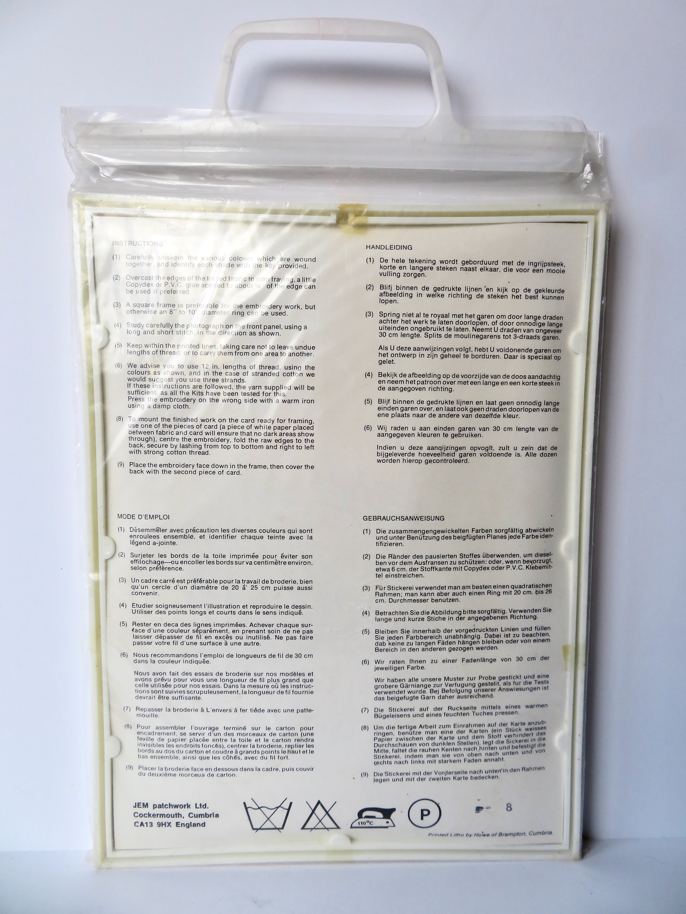 Vintage 80s 90s Jem Crewel Embroidery Kit Beatrix Potter Series Mrs ...