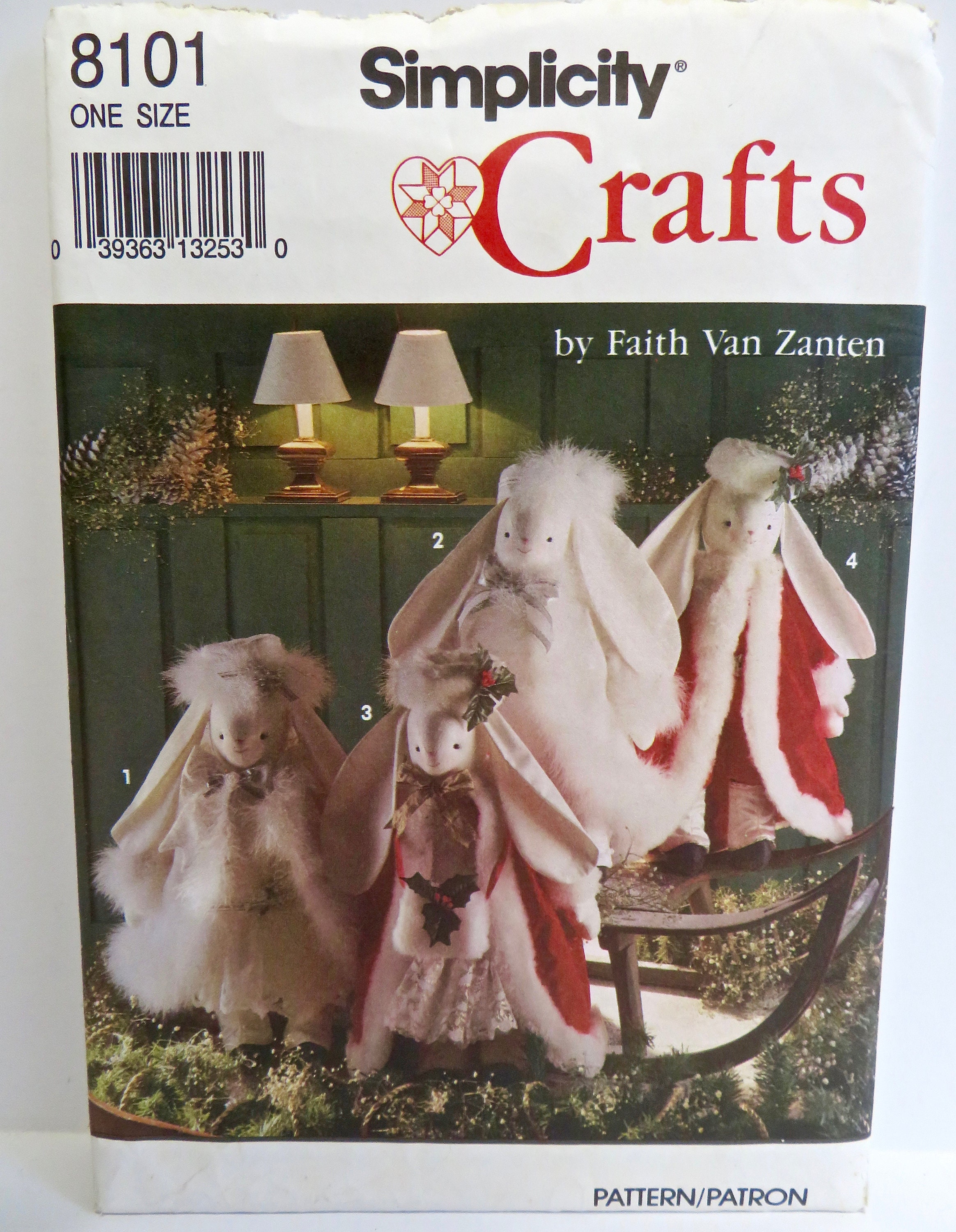 Vintage Simplicity Crafts Country Western Cows Dolls Uncut Sewing ...