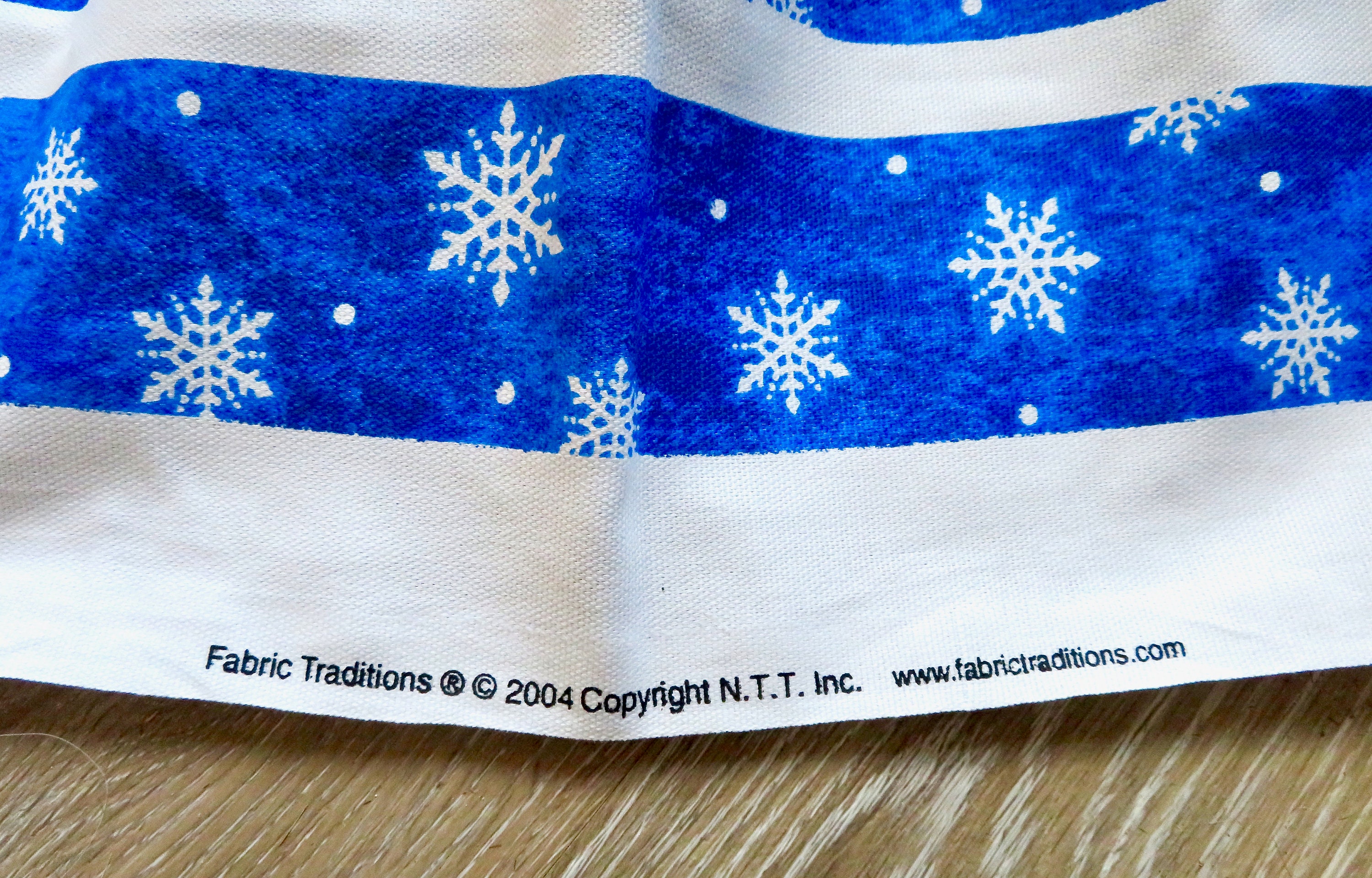 Vintage Fabric Traditions Screen Print Snow Buddies Apron Printed Panel ...