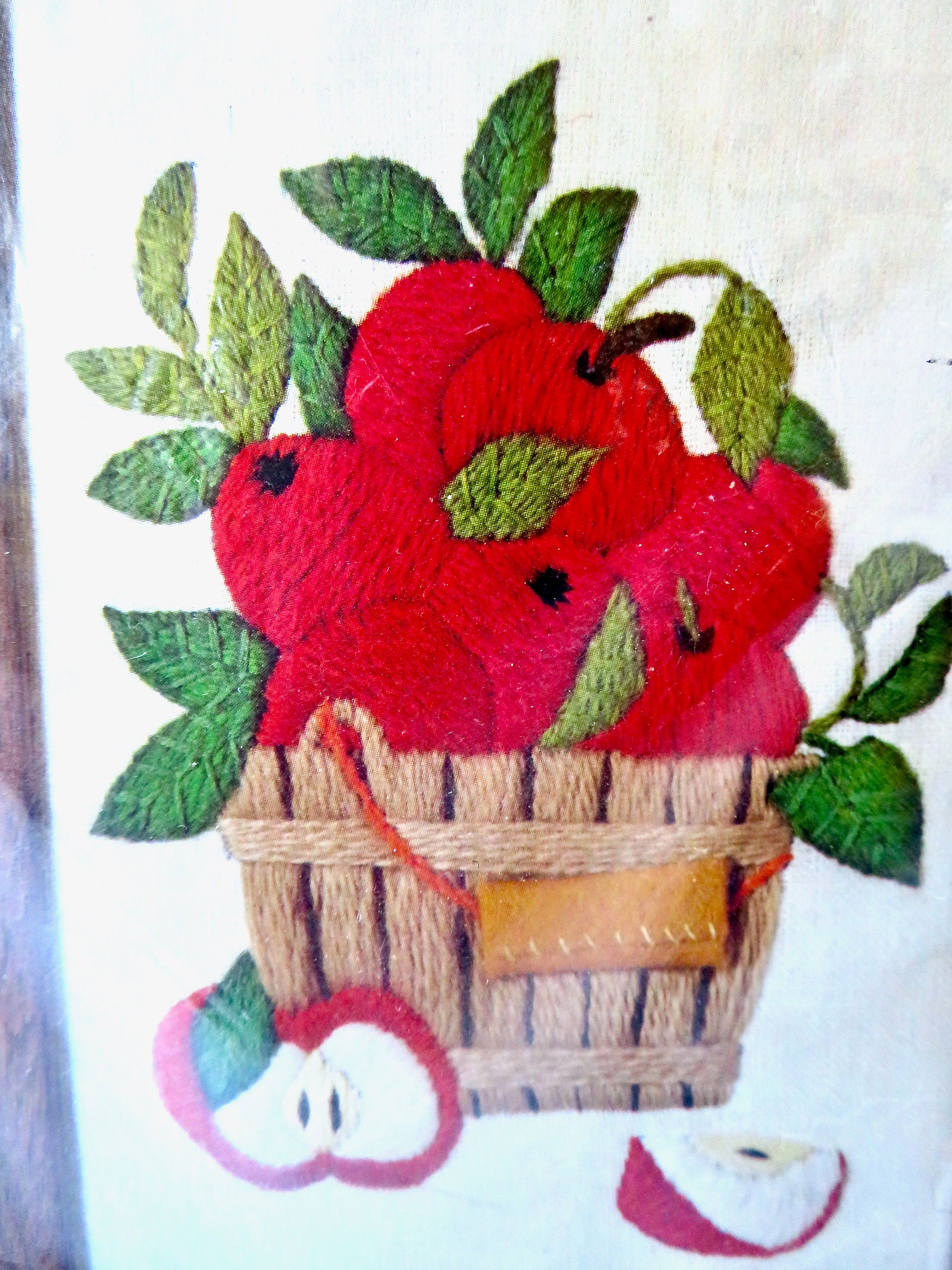 Vintage 1974 70s Caron Hallmark Design Collection Crewel Embroidery ...