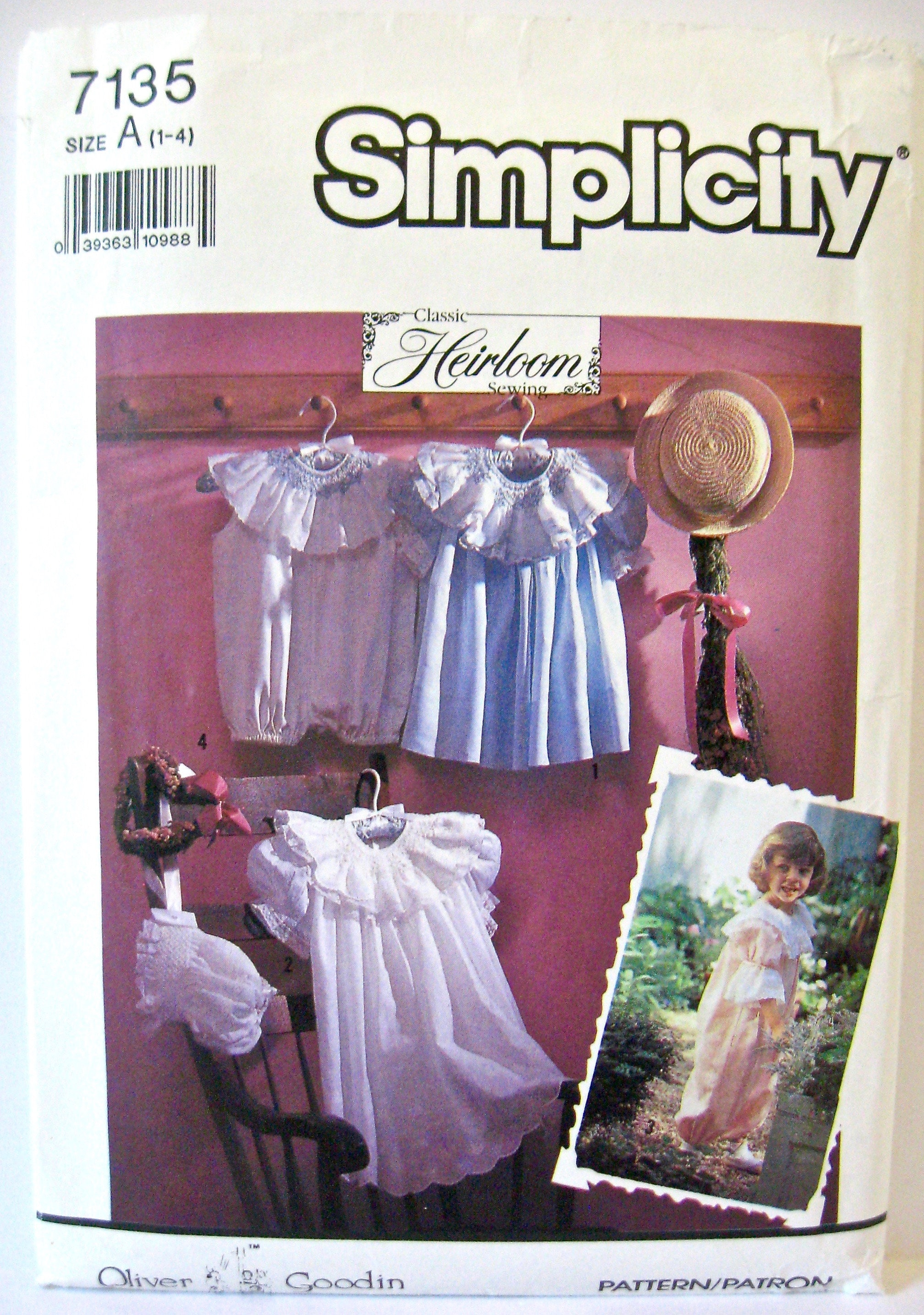 Vintage Simplicity Crafts Country Western Cows Dolls Uncut Sewing ...