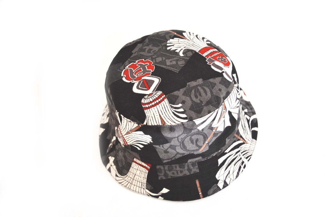 Classic Style Bucket Hat. Wadded, Japanese Fabric, Handmade From a ...