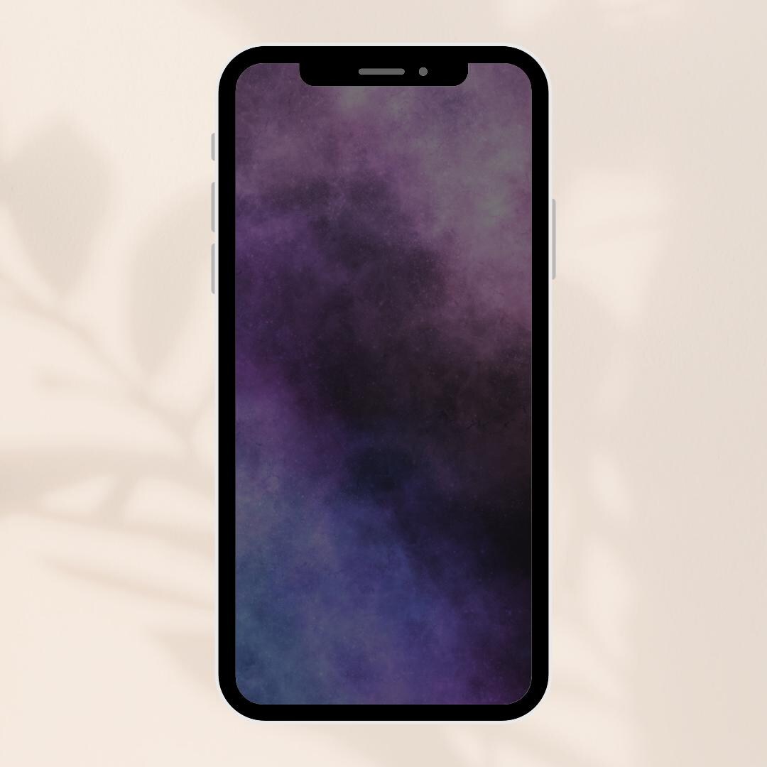 Purple Galaxy Phone Wallpaper – Space Nebula Background, Cosmic ...