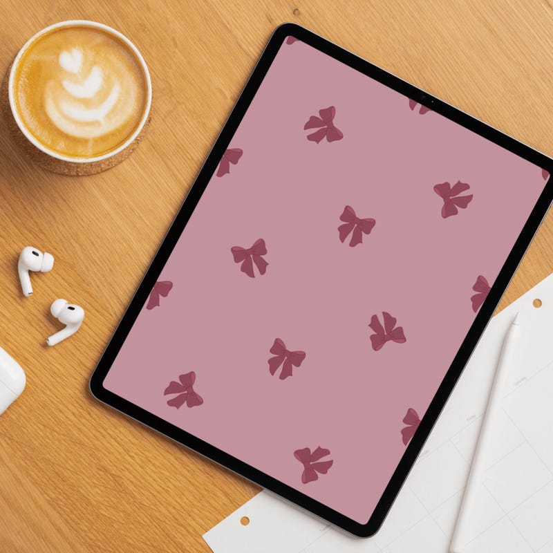 Bow Wallpaper for iPad - Etsy