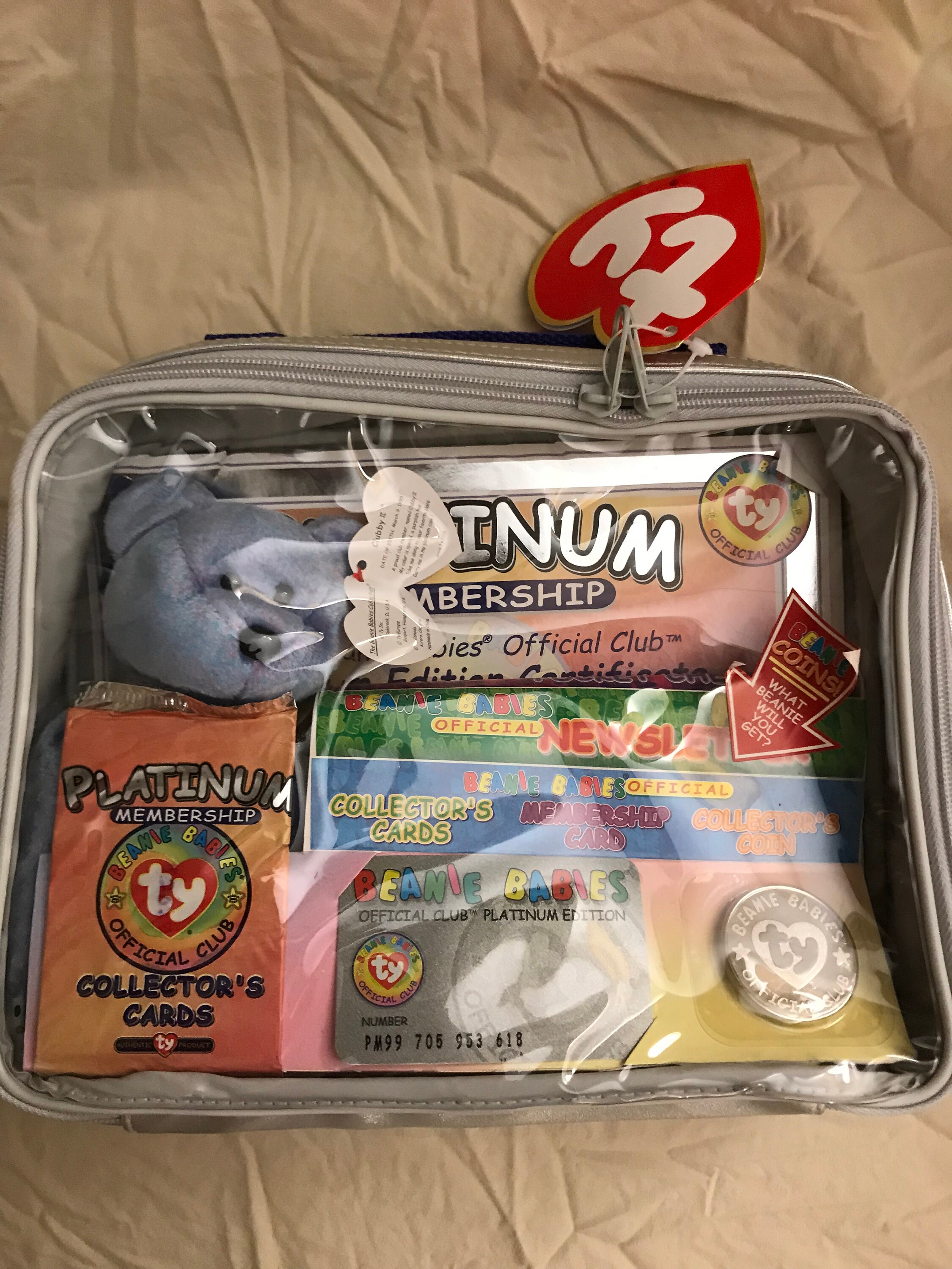 Rare Bean Babies Platinum Edition II Official Club Membership Case - Etsy