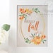 Hello Fall, Printable Wall Art, Digital Download Print - Etsy