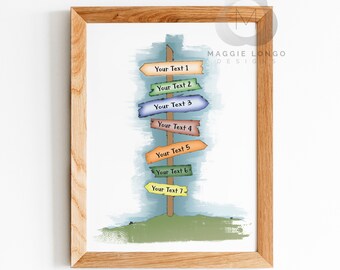 Classic Storybook Sign Printable Wall Art Digital Download | Etsy