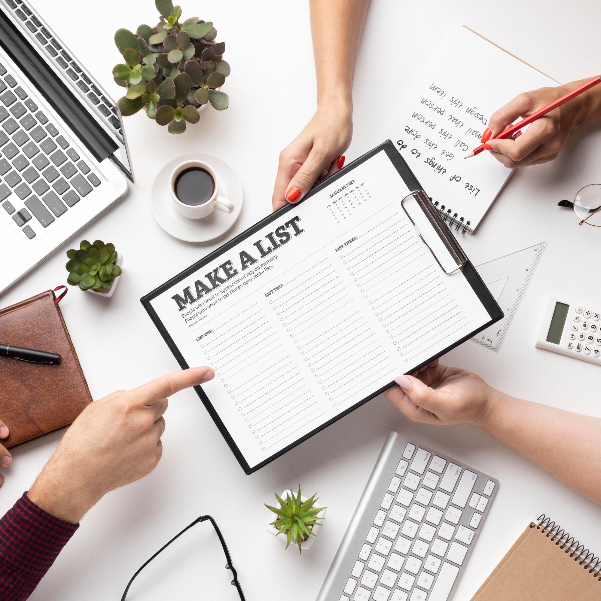 Multiple List Organizer Printable PDF Download to Do List - Etsy