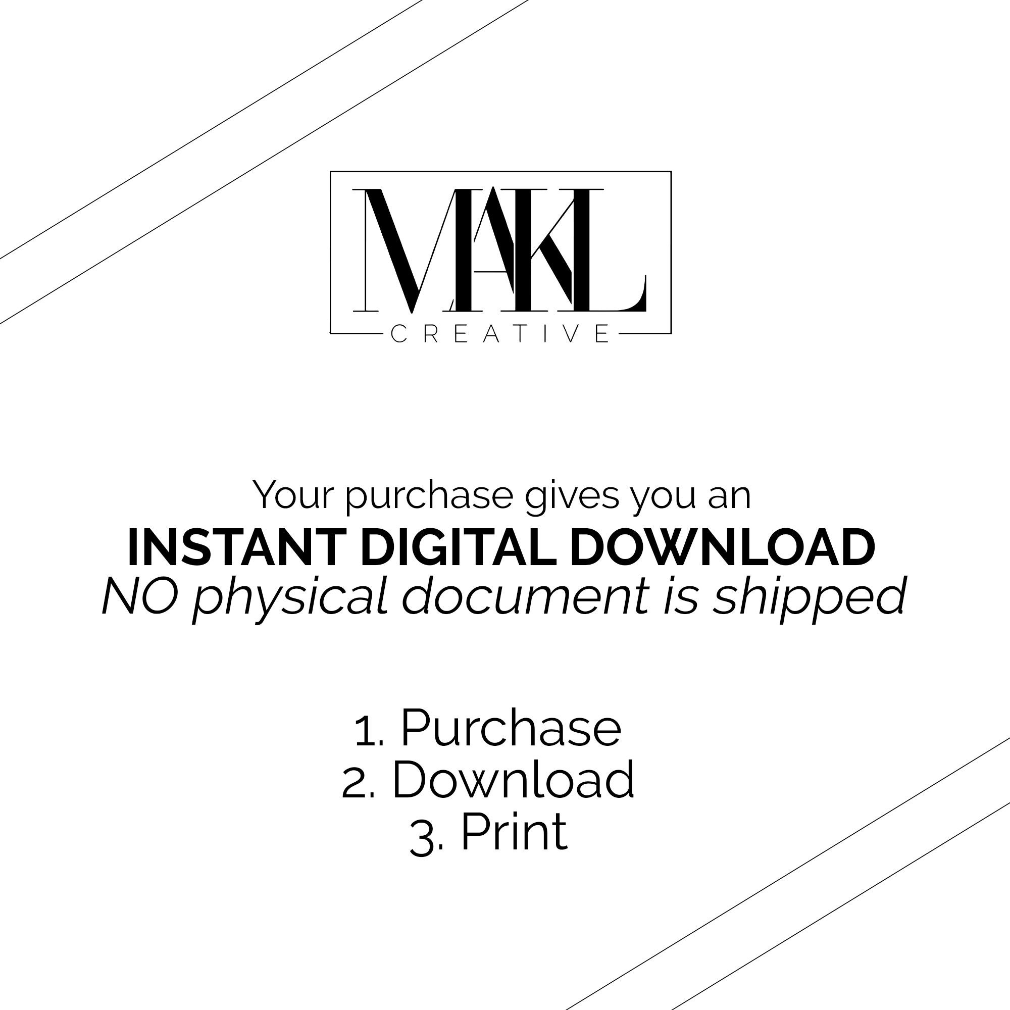 Multiple List Organizer Printable PDF Download to Do List Monthly ...