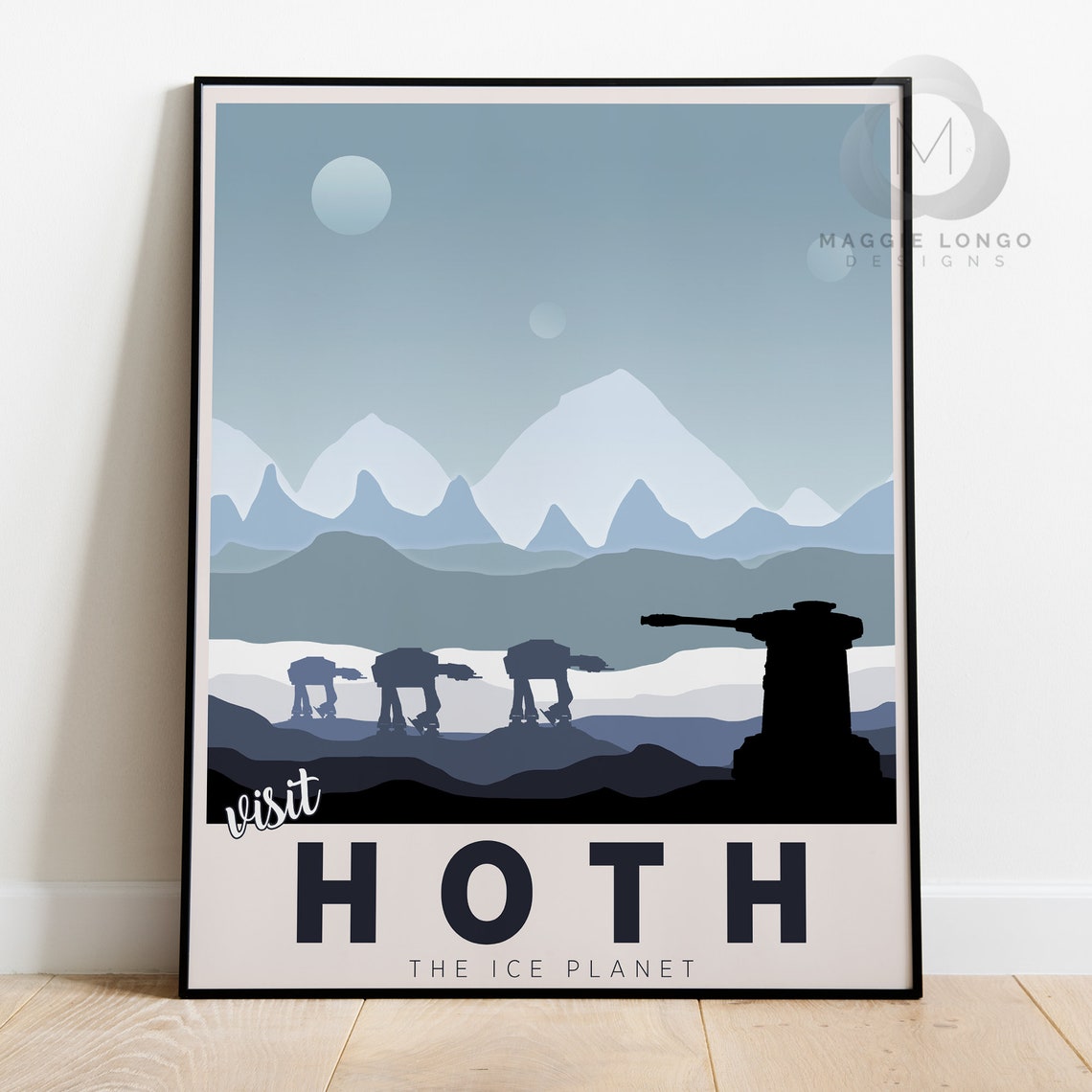 Tatooine Hoth Endor Travel Posters Bundle Star Wars | Etsy