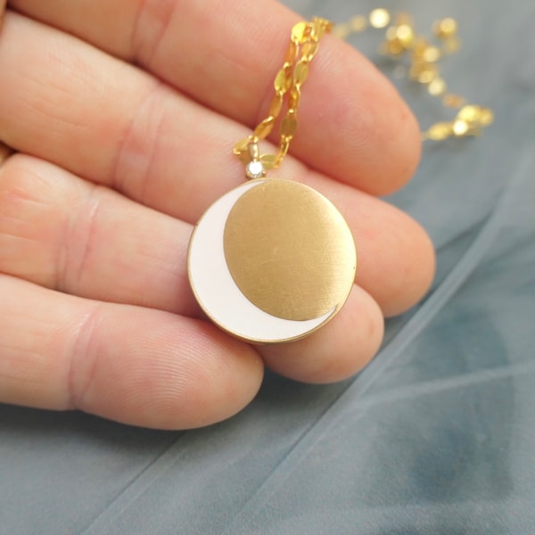 Moon Locket - Etsy