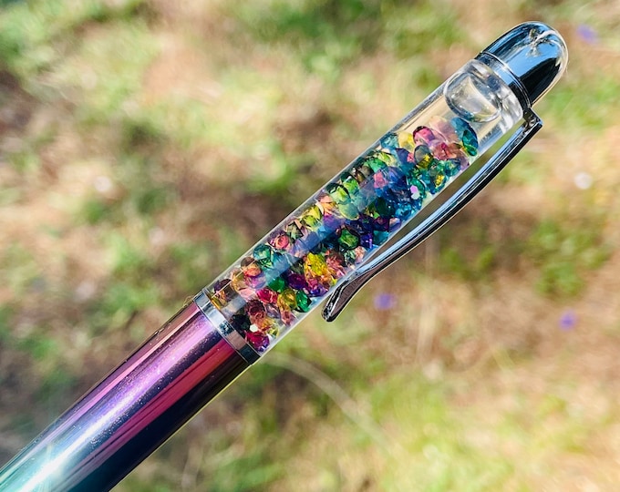 Chunky Floating Pens, Rhinestone Floating Pen, Liquid Filled Pen ...