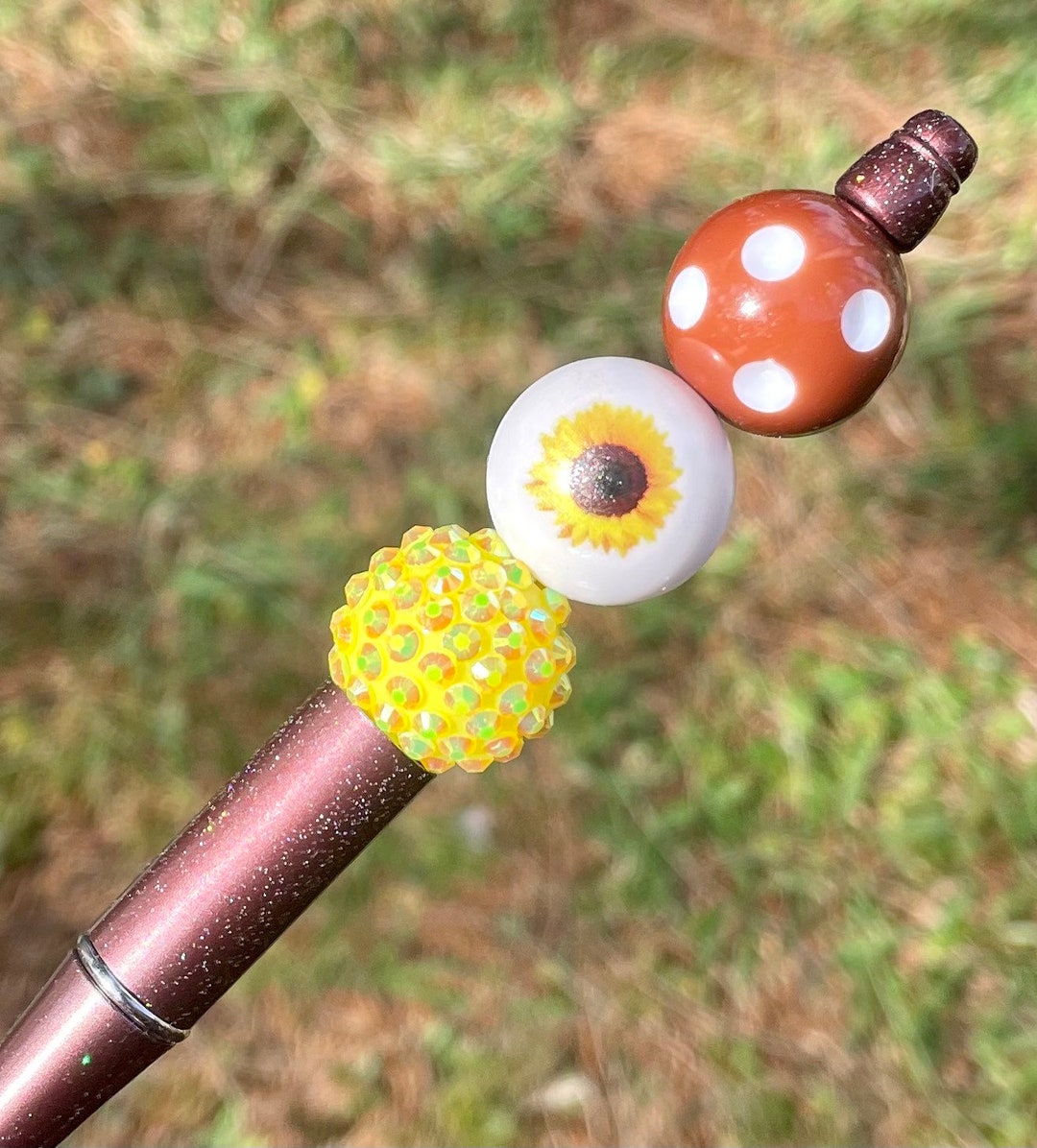 Patterned Beaded Pens Beaded Pens Bead Pens Journaling Pen - Etsy UK