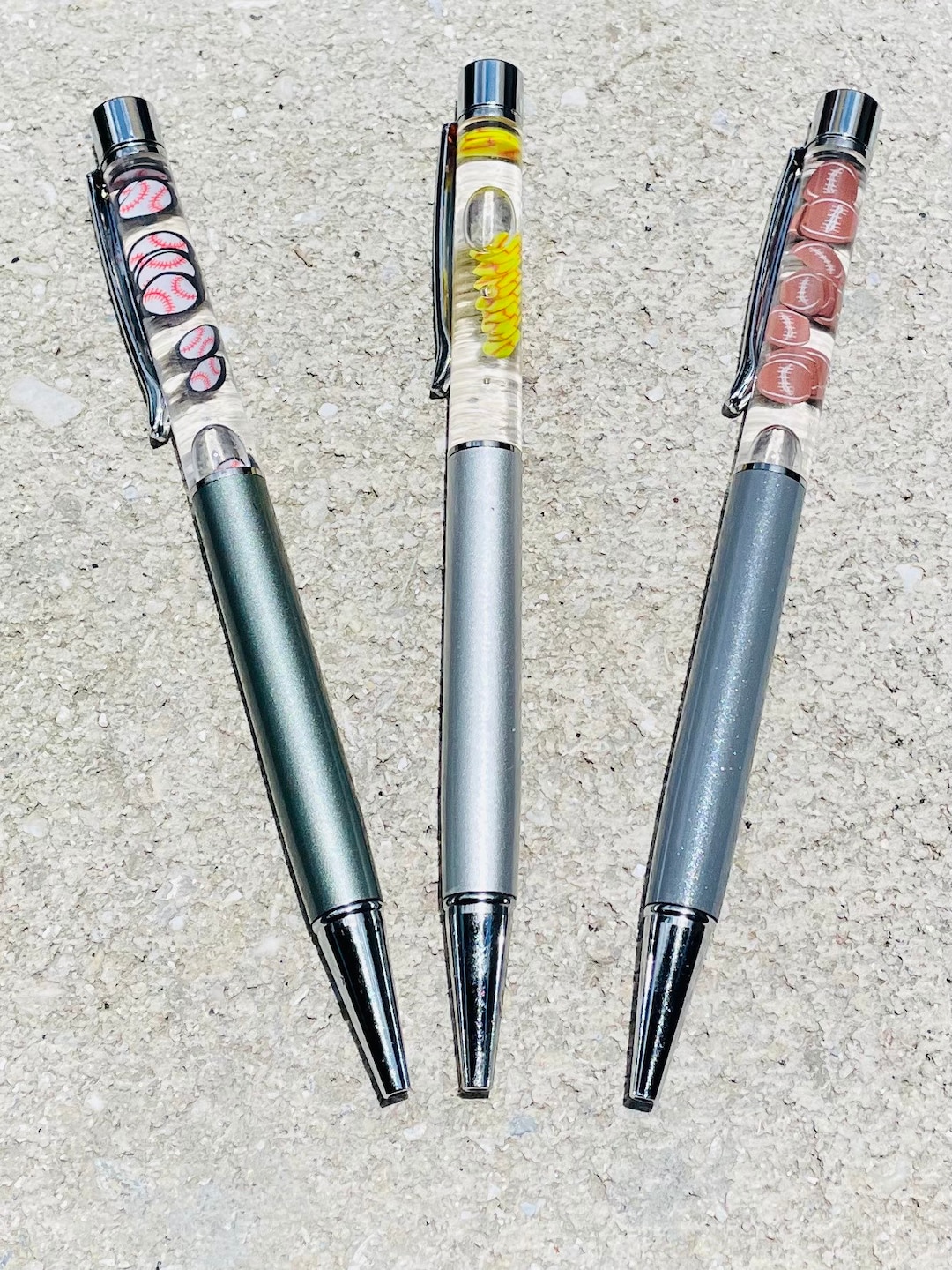 Sports Floating Pens Skinny Floating Pen Liquid Pen Coach - Etsy