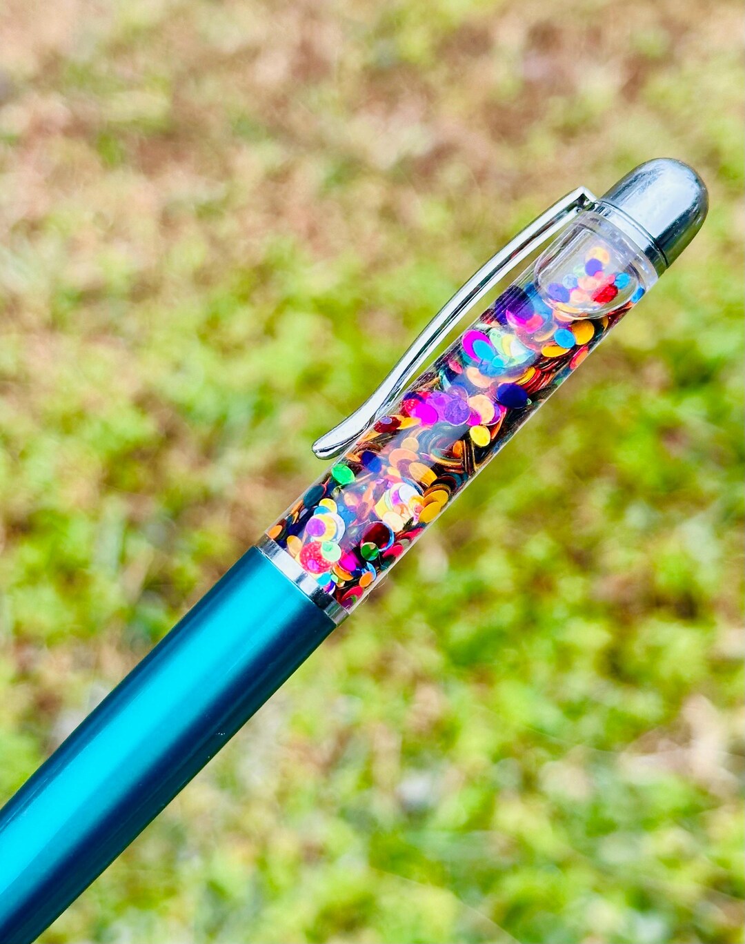 Chunky Glitter Floating Pen, Personalized Teacher Gift - Etsy