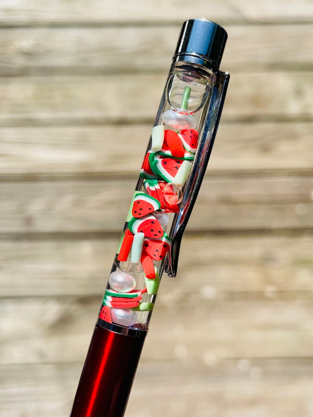 Skinny Floating Pen, Liquid Filled Pen, Personalized Pen, Personalized ...