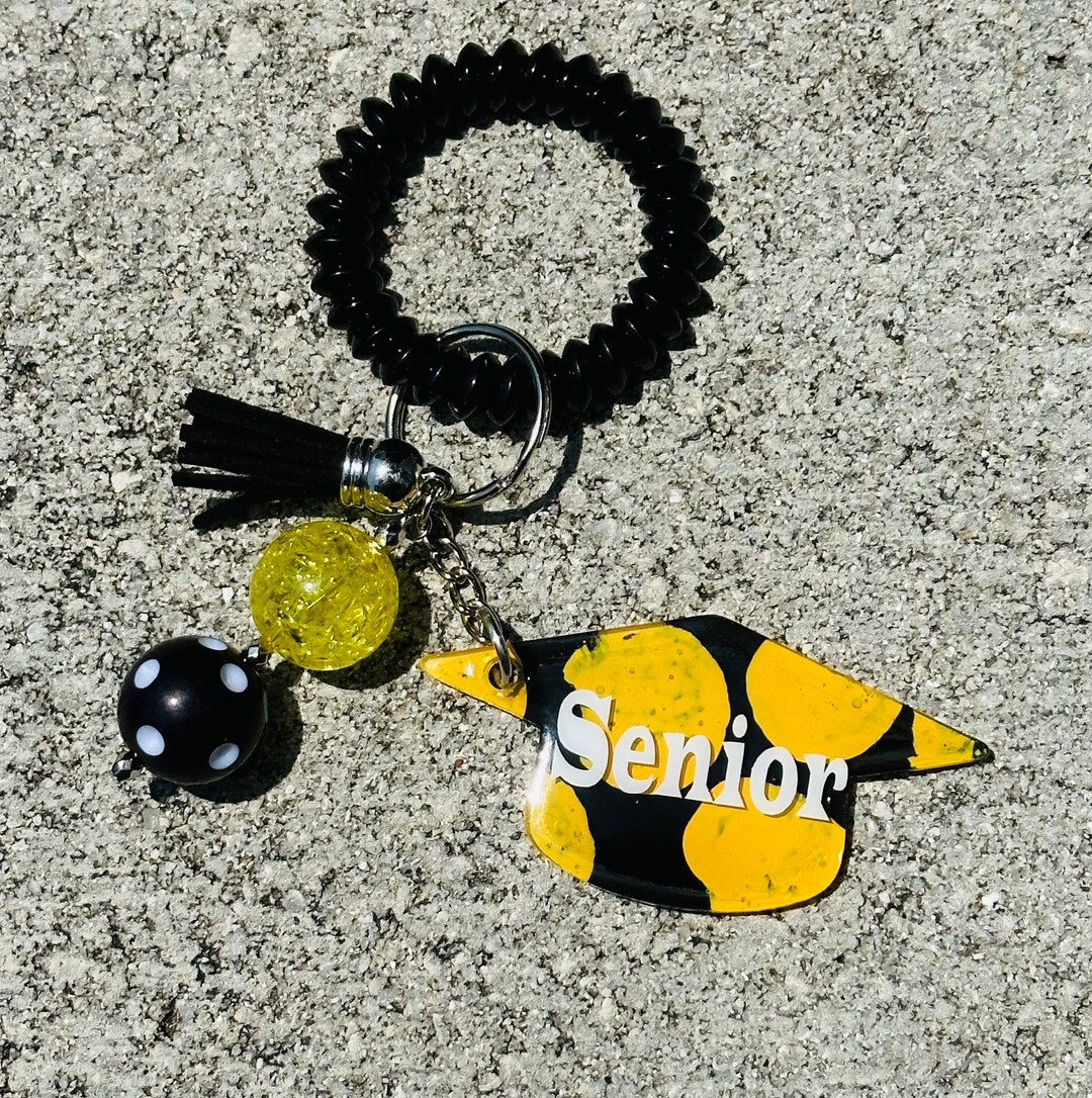 Graduation Keychain, Senior Keychain, Grad Cap Keychain, Grad Cap, Grad ...