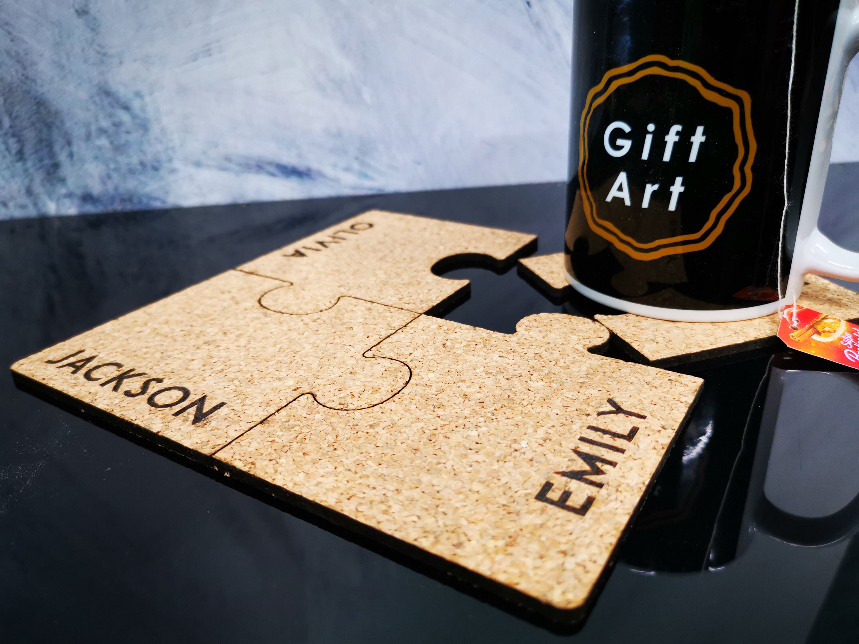 Personalized Coasters Family Name Coasters Wedding Gift Housewarming ...