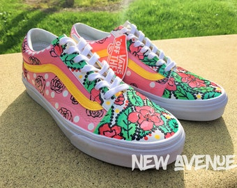 Painted vans shoes | Etsy
