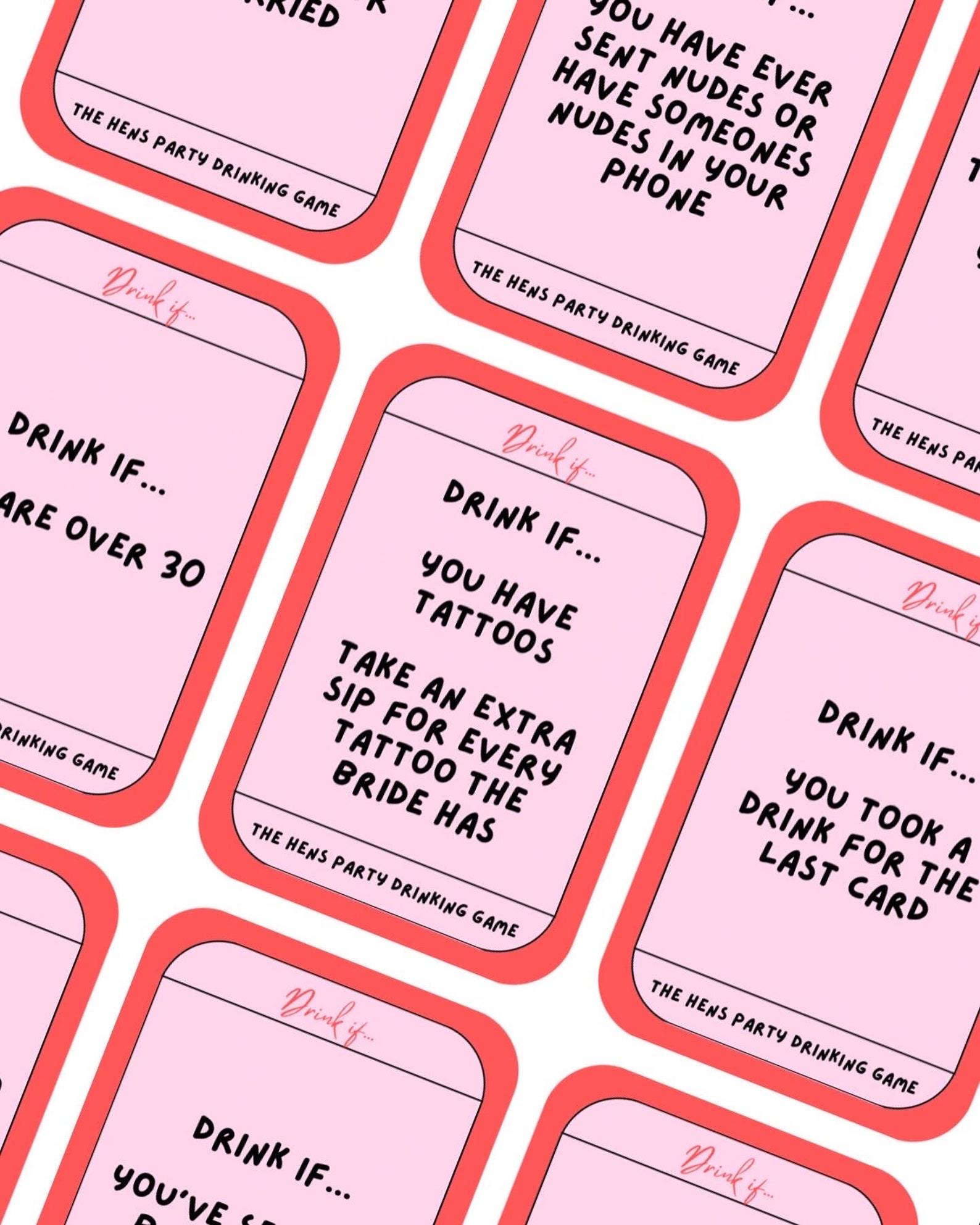 Drink If…the Ultimate Hens Party Game | Digital Download Printable at ...