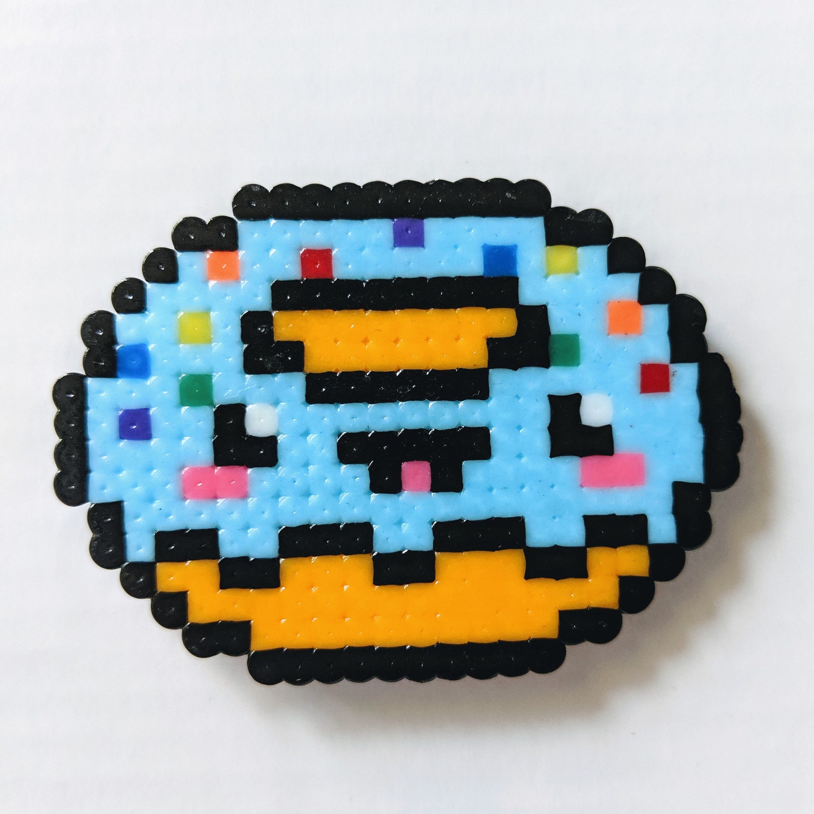 Donut Pixel Art Magnet | Etsy