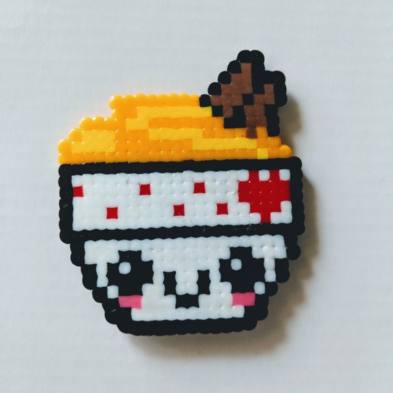 Ramen Pixel Art Magnet Etsy
