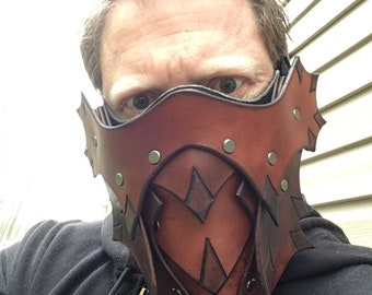 Leather Dragon Mask - Etsy