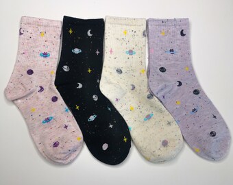 Saturn Socks - Etsy
