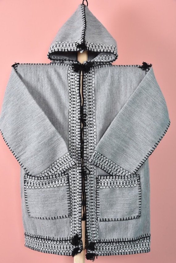 Kachabia Coat for Men and Women Tunisian Artisanal Coat Wool - Etsy