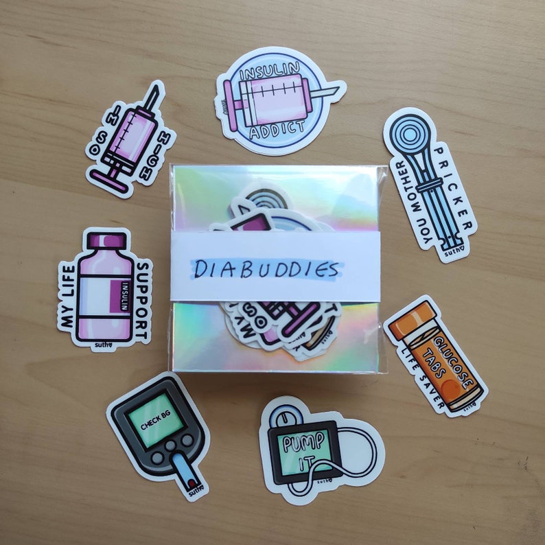 Diabuddies Sticker Pack - Etsy