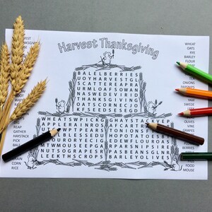 God Provides Harvest Thanksgiving Activity Pages. Harvest Mouse Craft ...