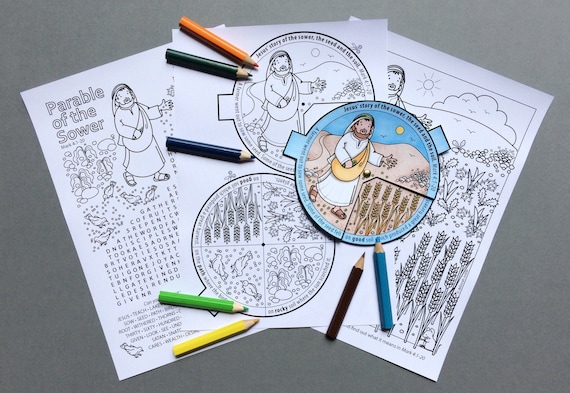Parable Of The Sower Coloring Page