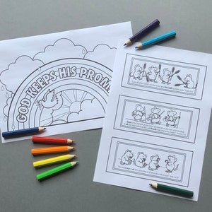 God Keeps His Promises - Colour in Mobile With Bookmarks and Colouring ...