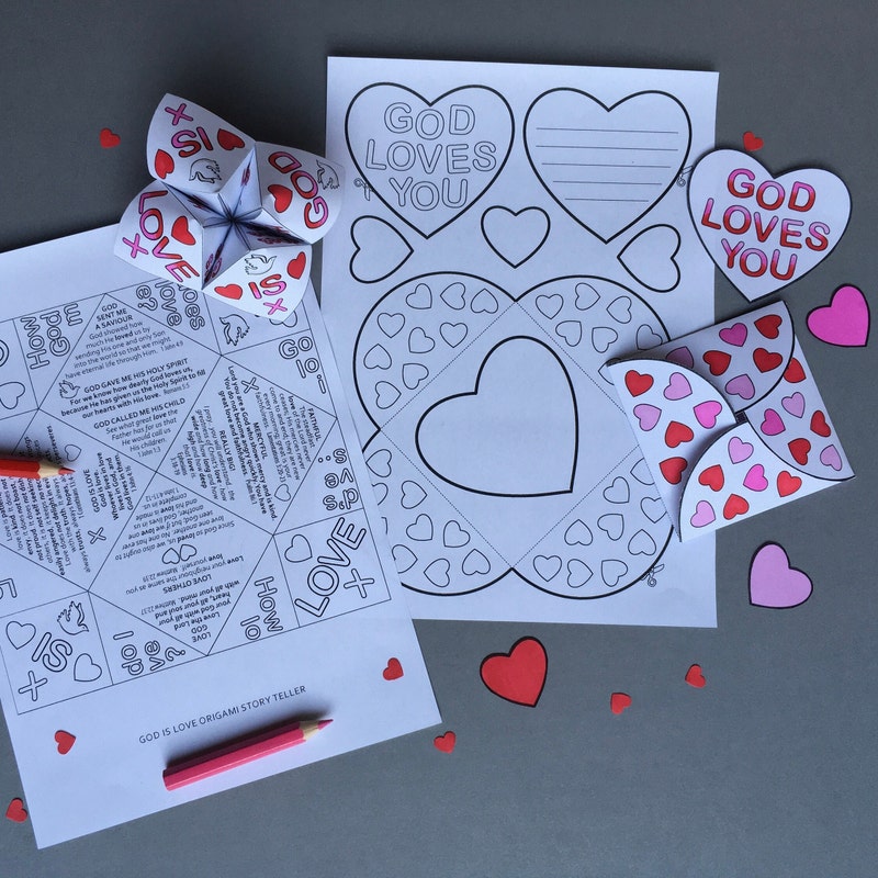 God is Love Craft - Etsy