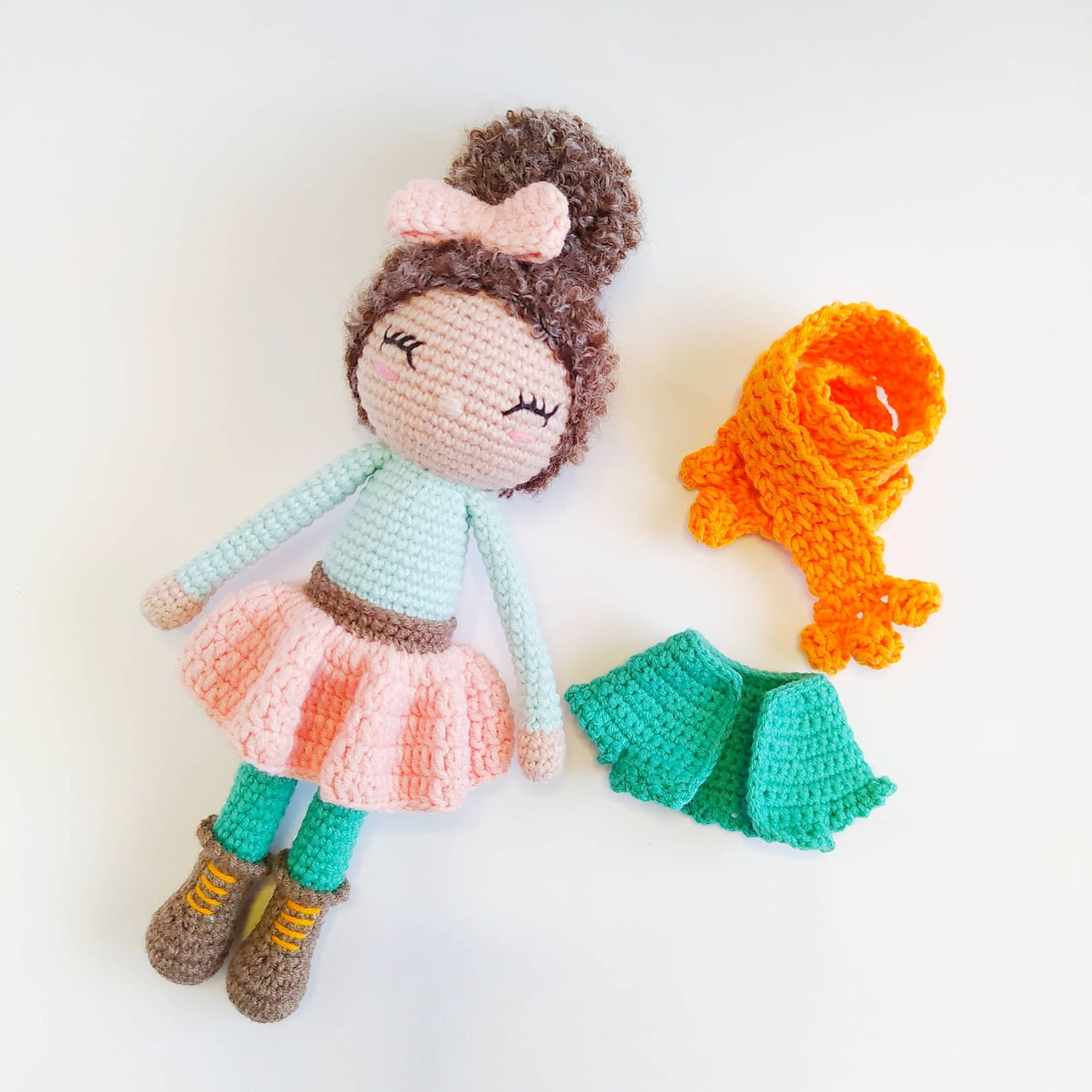 Melina Doll Crochet Pattern – Amigurumi PDF Tutorial - Etsy