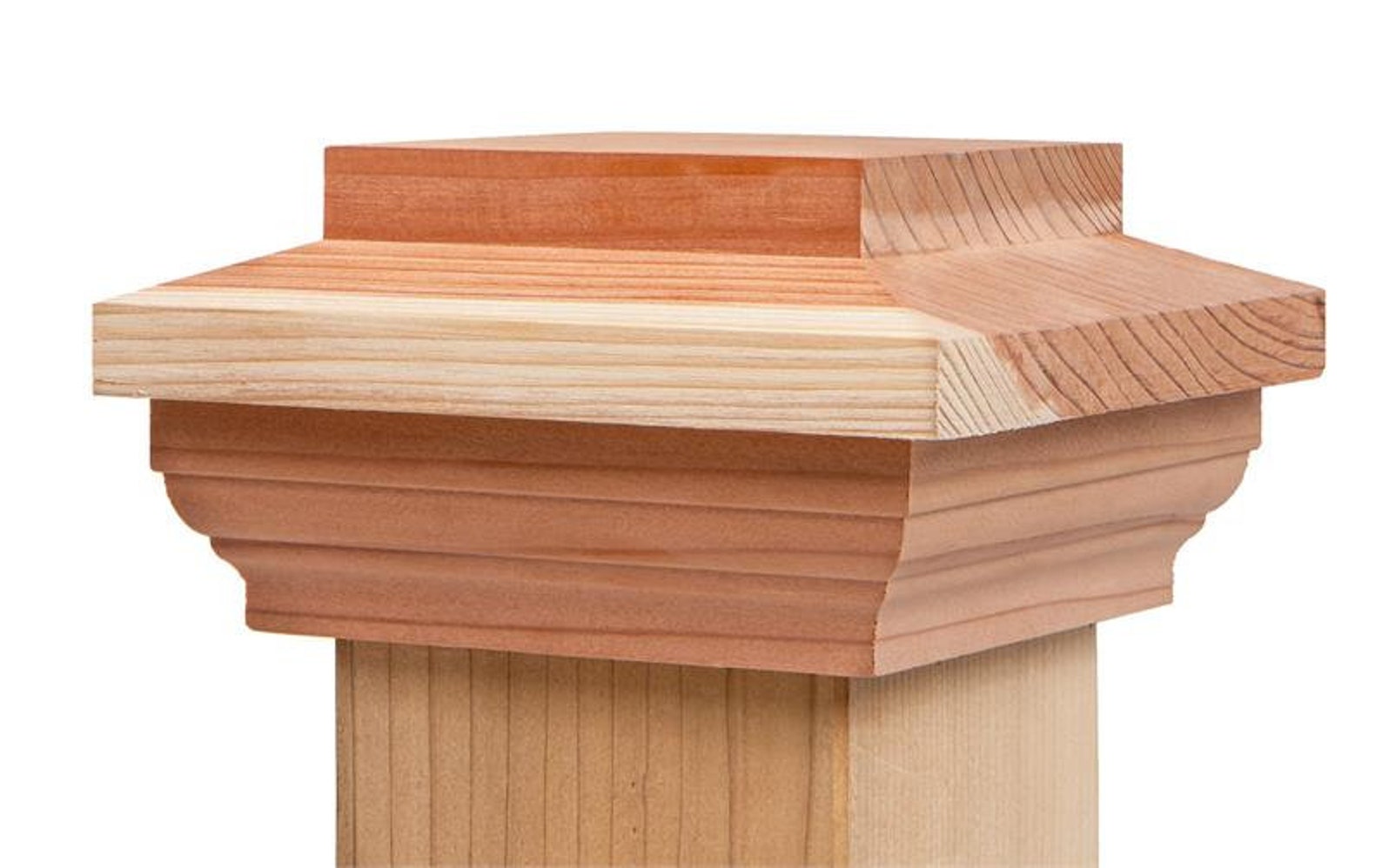 Highland Flat Top Post Cap 4x4 (3 1/2" X 3 1/2") Redwood - Etsy