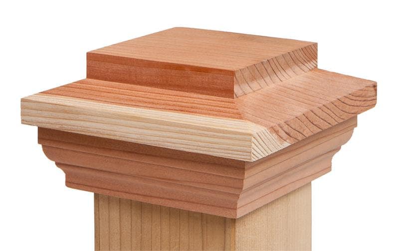 Highland Flat Top Post Cap 4x4 (3 1/2" X 3 1/2") Redwood - Etsy