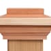 Highland Flat Top Post Cap 4x4 (3 1/2" X 3 1/2") Redwood - Etsy