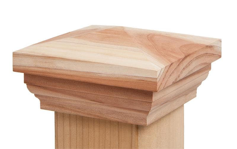 Highland Pyramid Post Cap 6x6 (5 1/2" X 5 1/2") Redwood - Etsy