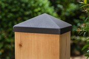 4x4 Post Caps 3.5 Black New England Post Cap Made in USA With A 10 Year ...