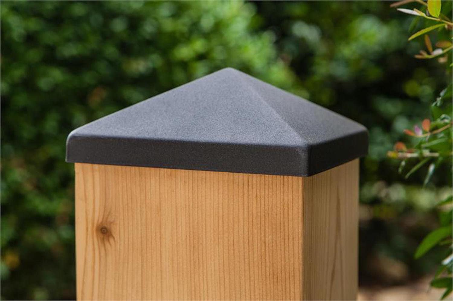 6x6 Apex Pyramid Post Cap - Matte Bronze (5 1/2" X 5 1/2") for Deck and ...
