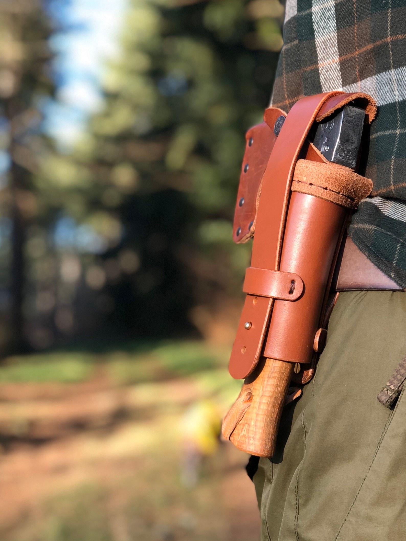 Molle or Belt Axe Holster for Gransfors Bruks Small Forest Axe and Hand ...