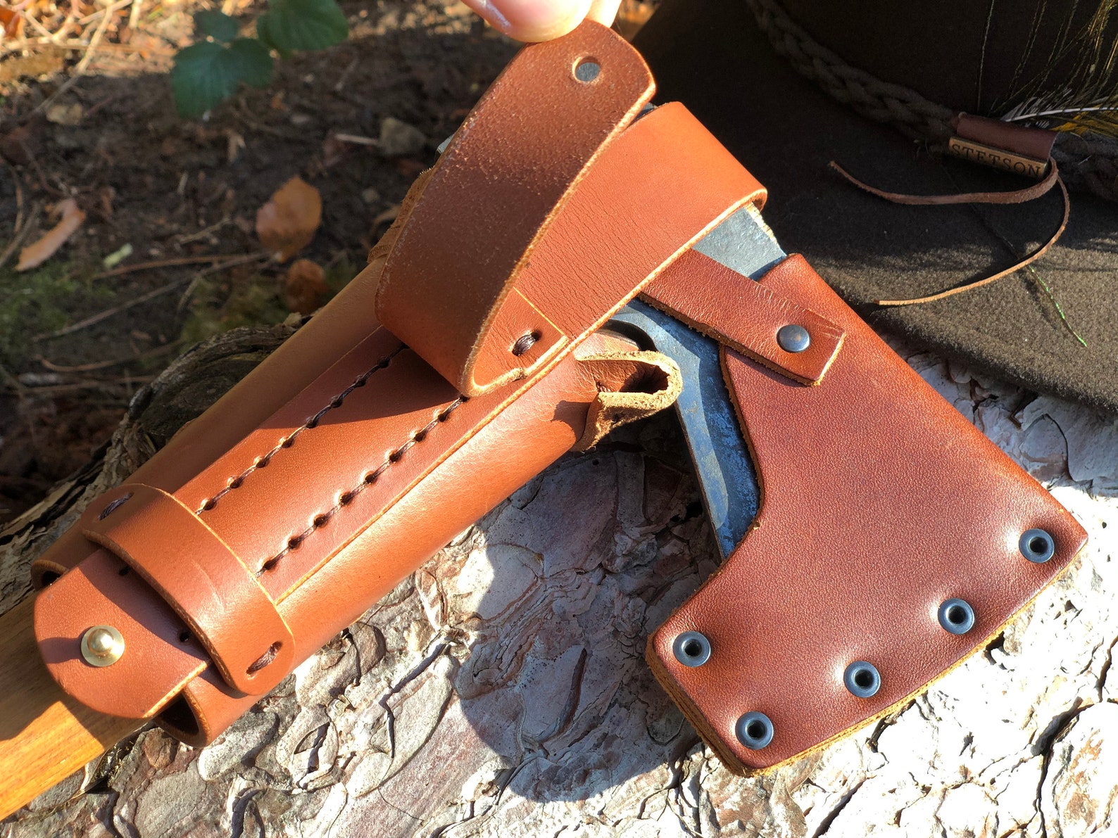 Molle or Belt Axe Holster for Gransfors Bruks Small Forest Axe and Hand ...