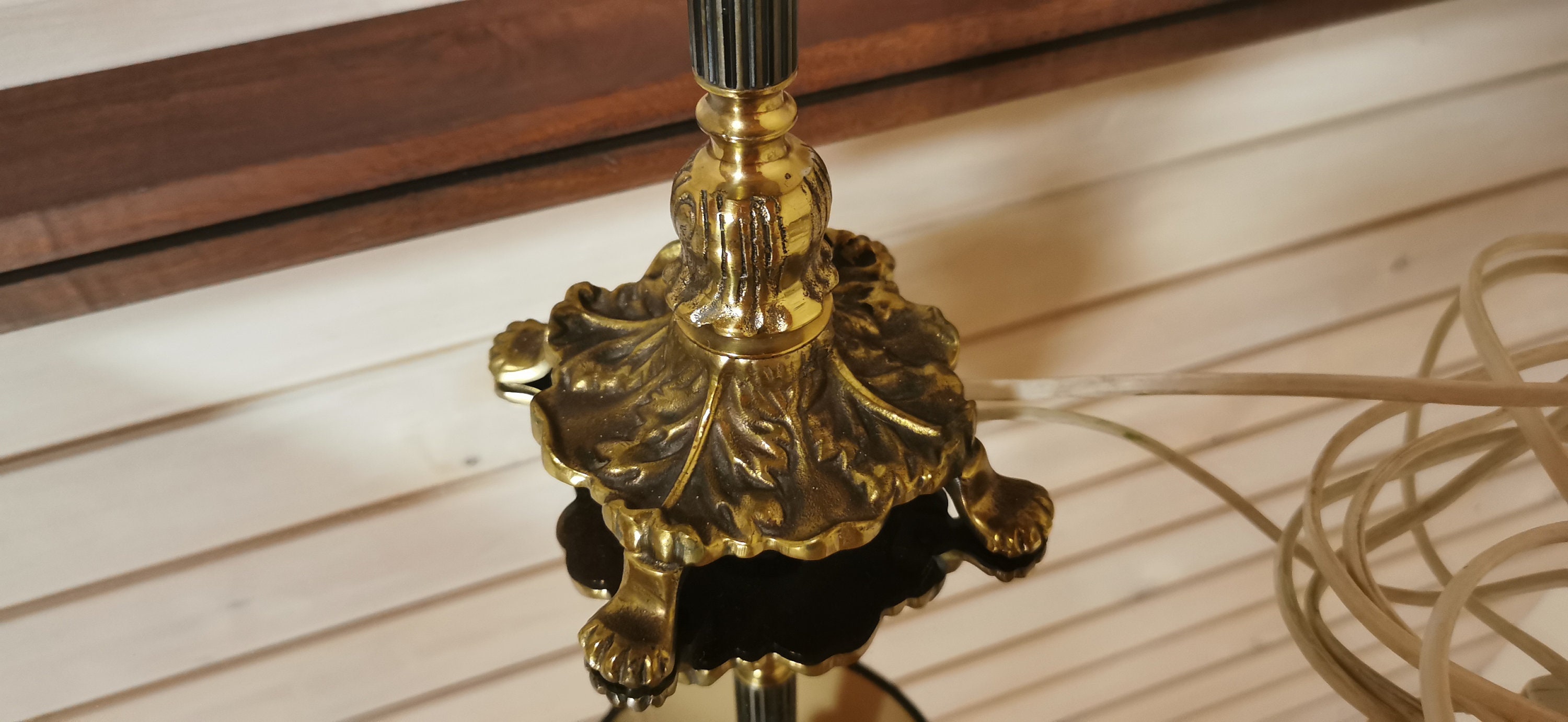 Brass Lamp Base, Regency Lamp, Vintage Table Lamp Base, Vintage ...