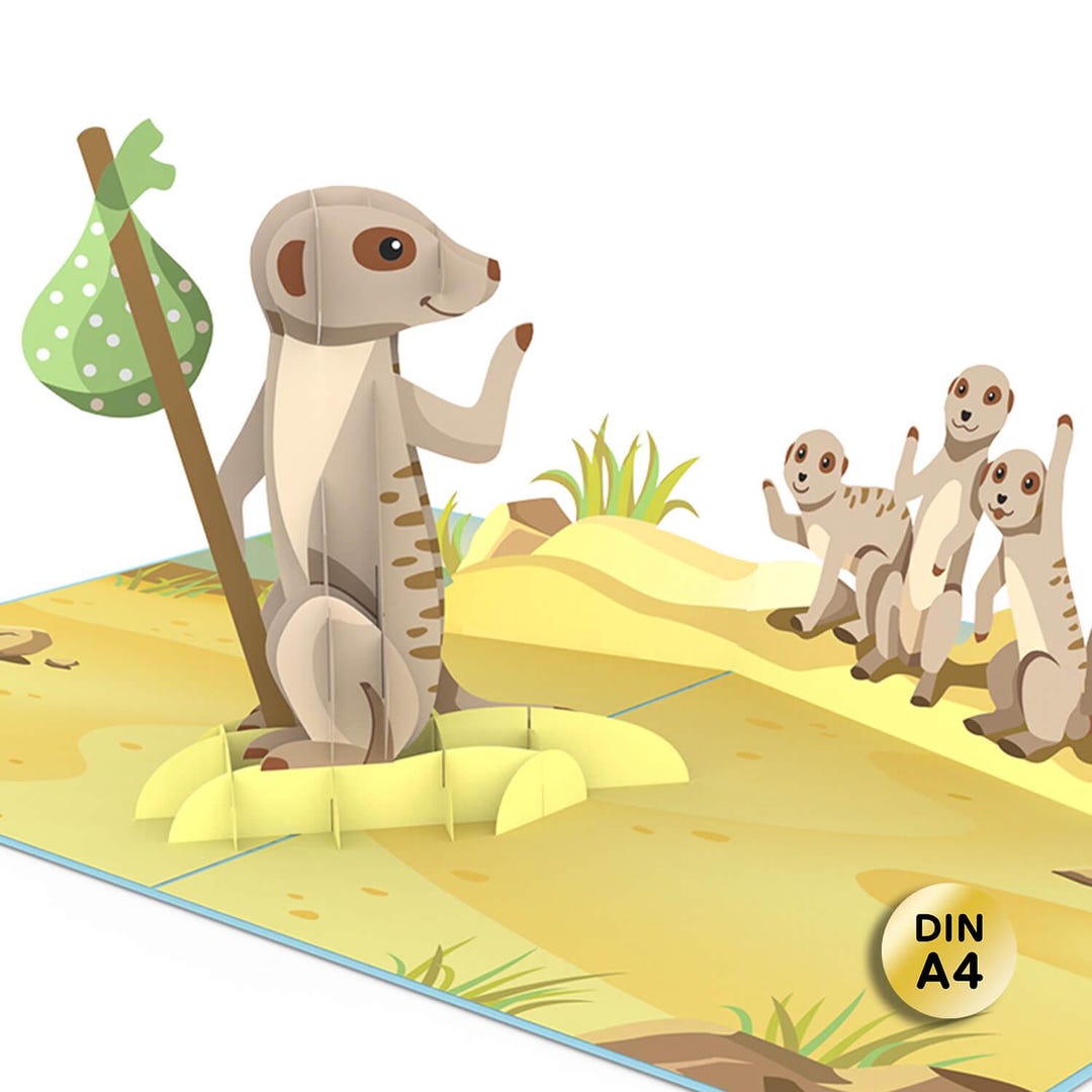 Pop up XXL Card Farewell Take Care 3D Farewell Card for Colleagues ...